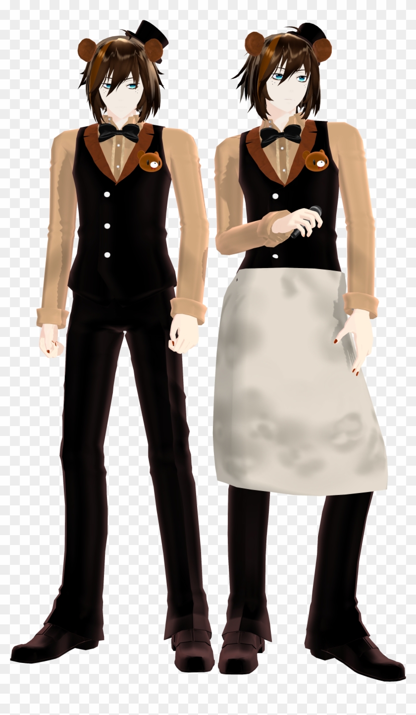 [mmd] Freddy By Slendynameko - Fnaf Freddy Human Mmd - Free Transparent ...